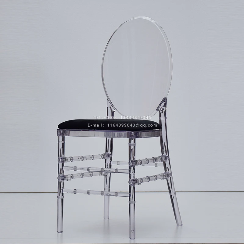 Pc Clear Kd Design Stackable Crystal Resin Tiffany Transparent Hotel ...