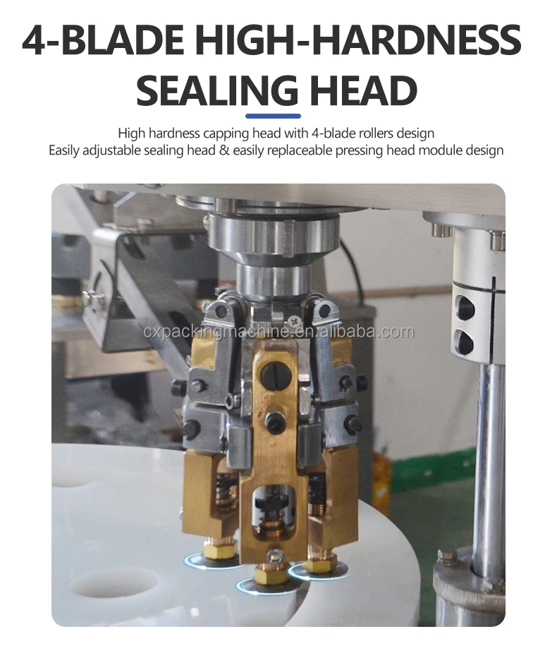 Automatic Glass Bottle Vial Ampoule Wine Juice Beverage Beer Ring Pull Cap Ropp Metal Aluminum ...