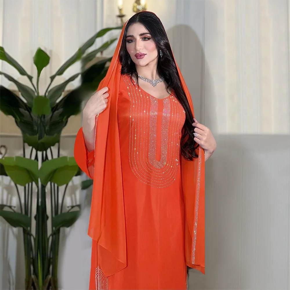Turkish Modern Elegant Party Dresses for Women - Diamond Abaya
