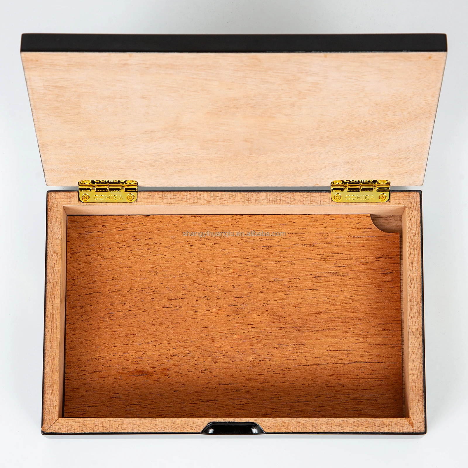 Wooden Boxes With Hinged Lids Wooden Box Solid Cigar Humidor Box Case ...