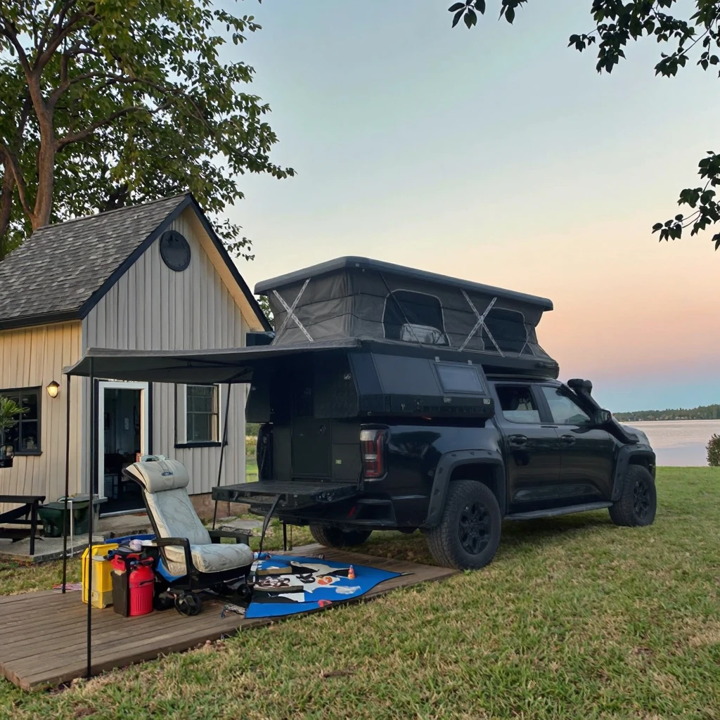 Pop up Truck Camper - Durable, Customizable Travel Trailer