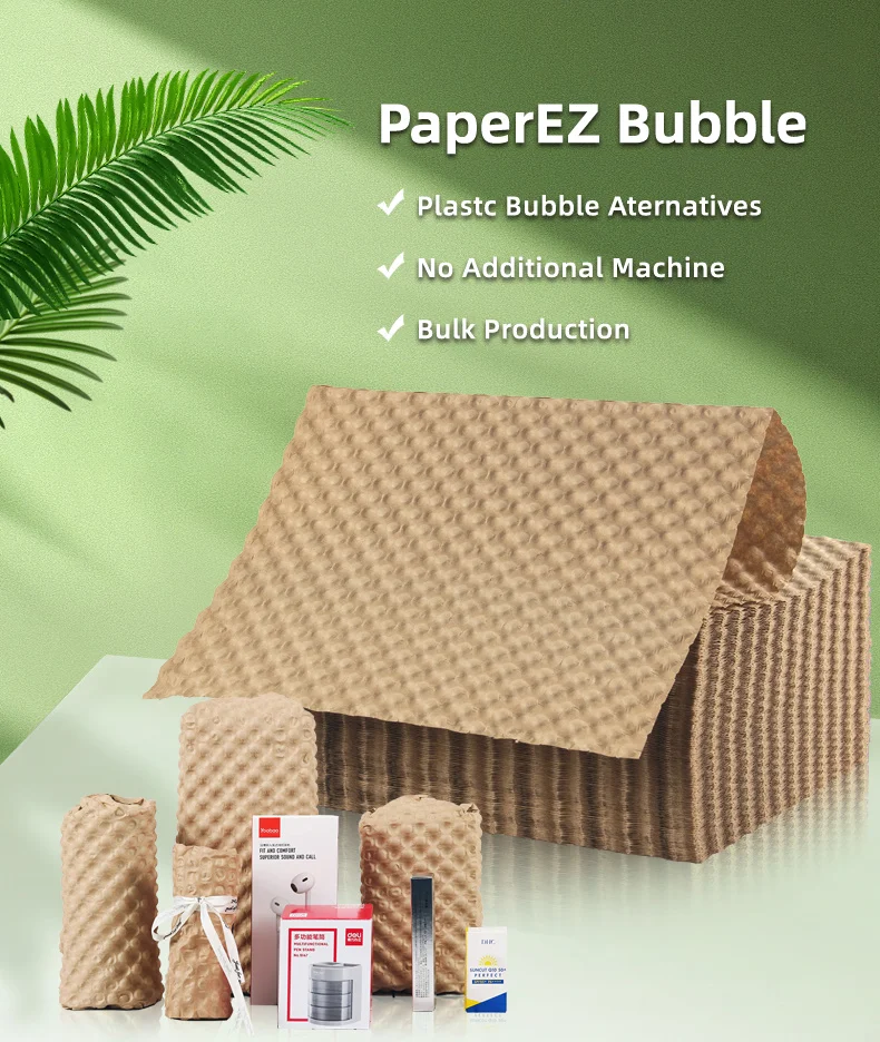 Accepct Customizable PaperEZ Paper Bubble Filler Packaging| Alibaba.com