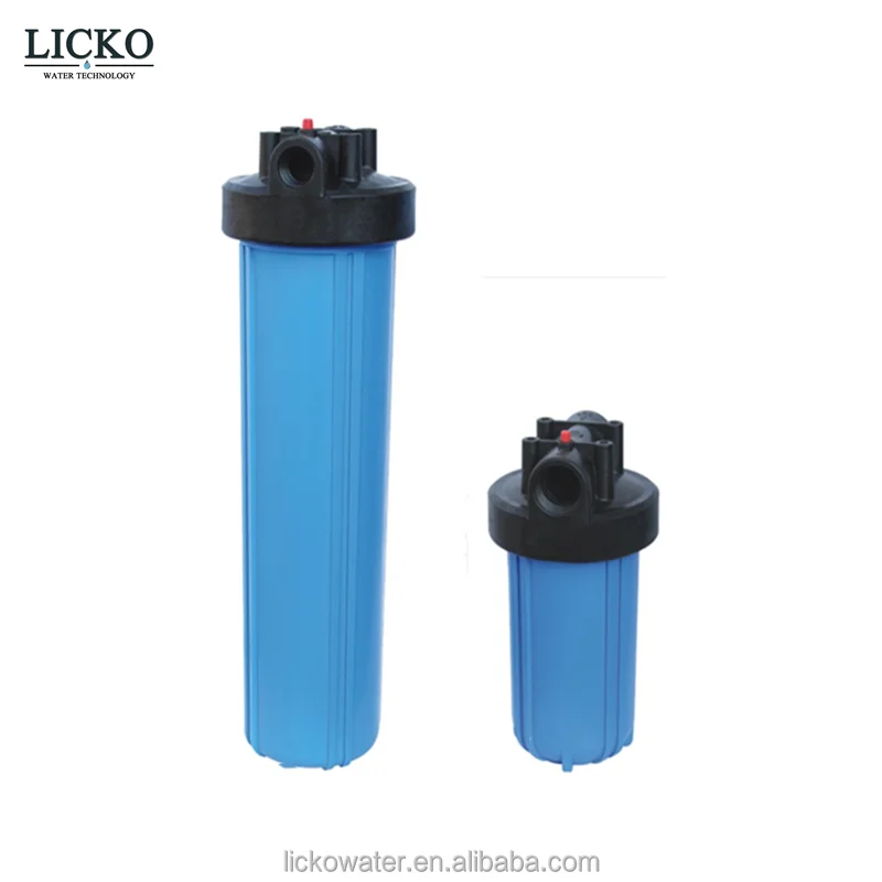 Water Plastic Filter Housing 10 Inch 20 Inch Big Blue