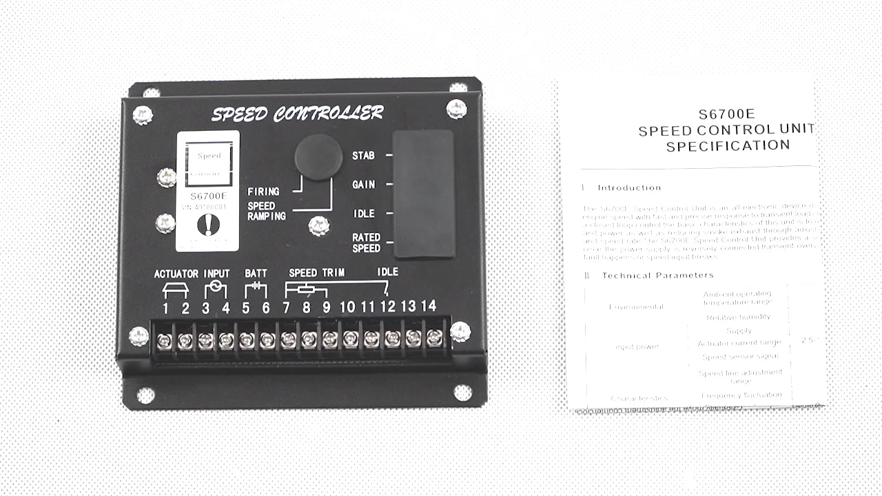 Genset Electronic Governor Speed Control Board S6700h - Buy S6700h ...