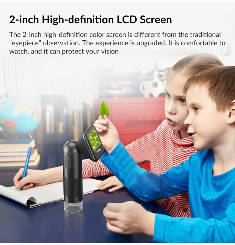 APEXEL Digital Handheld Microscope - 400X-800X Magnification