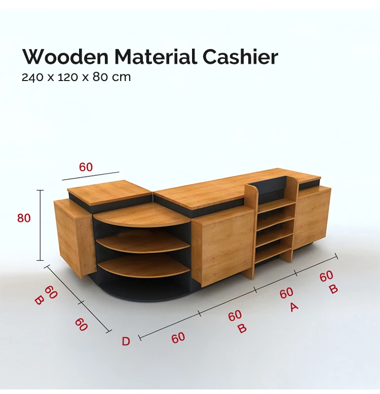 Convenience Store Checkout Counter for Cashier Convenient and Efficient ...