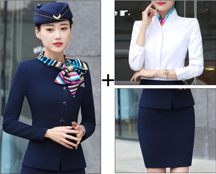 Aviation College Pilot Uniform - Fashionable Business Wear