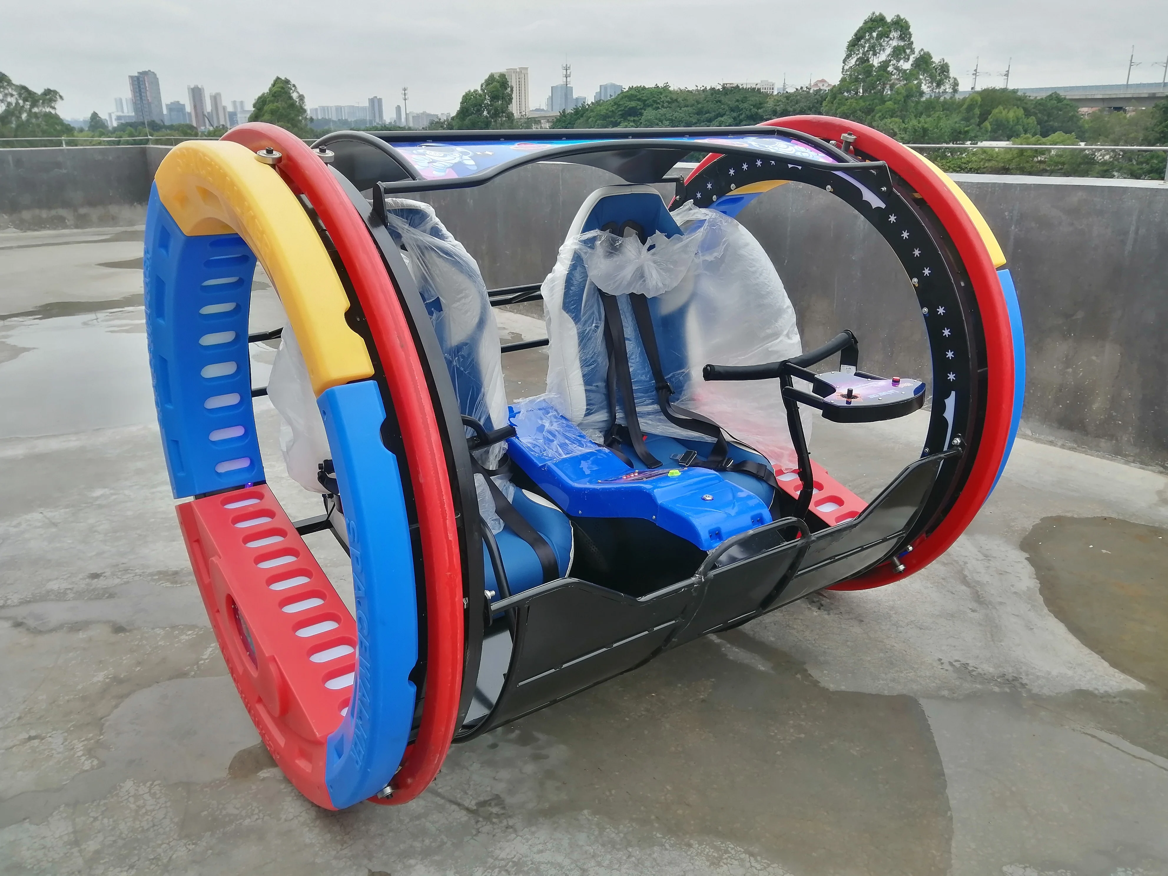 Riteng Outdoor Amusement Park Rides - Happy 360 Degree Rotation