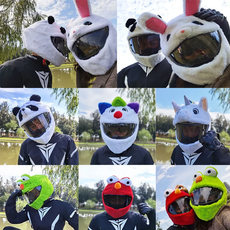 Wholesale Motorcycle Full Face Helmet Cover Funny Design Cute Cartoon ...