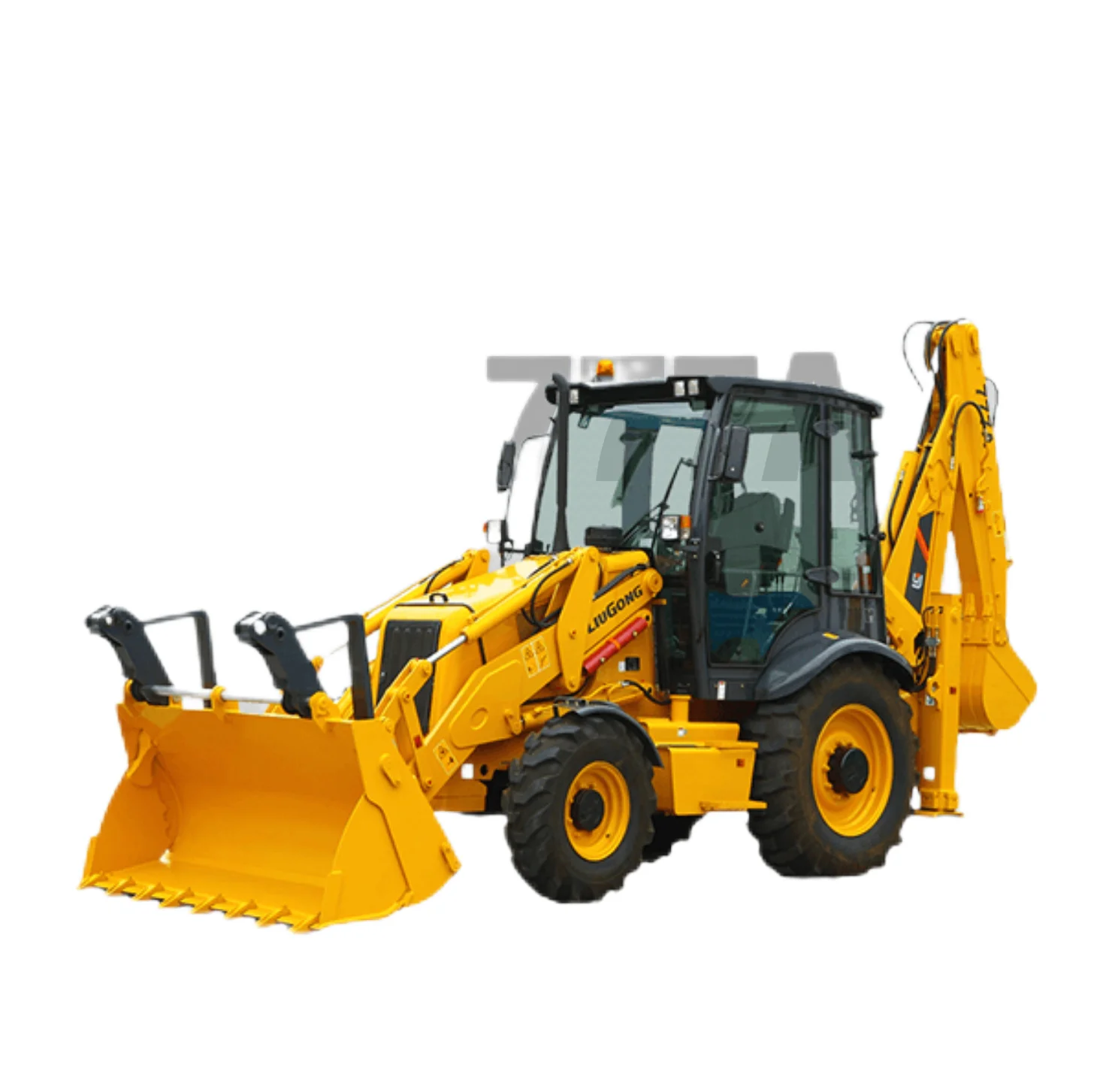 Liugong 777a 2 Tons Backhoe Loader With Cummins Engine Price In Stock ...