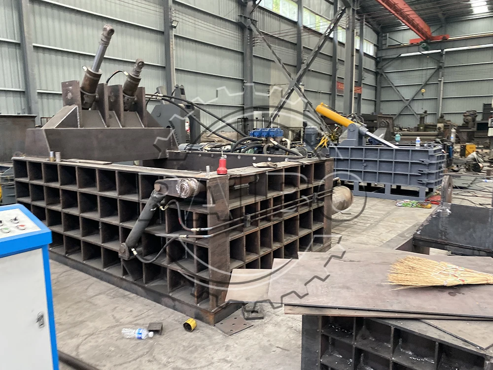 Rust-Resistant Stainless Steel Scrap Baler Hydraulic Metal Baler ...