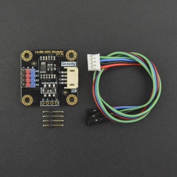DFRobot I2C ADS1115 16 bit conversion module ADC data collection ...