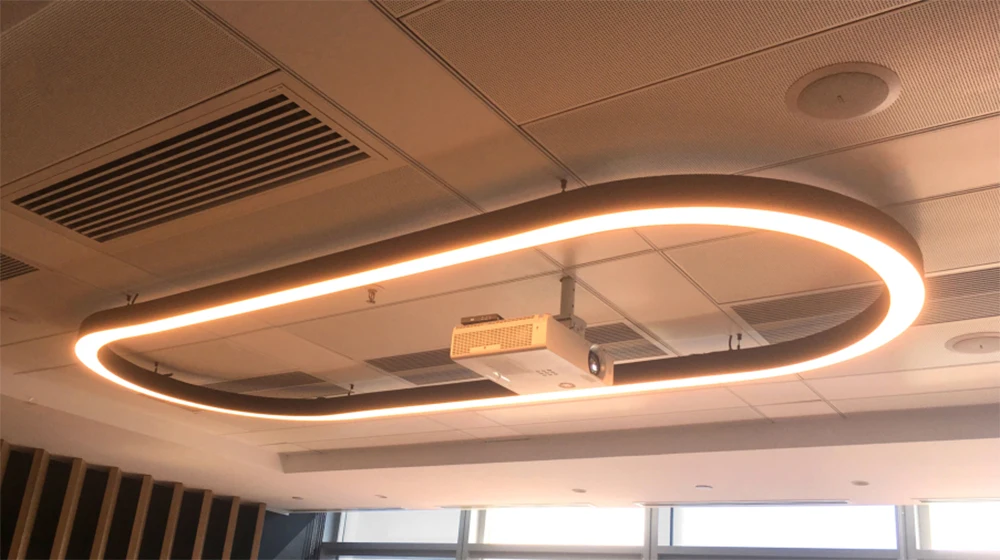 4060 Series Trimless Recessed Curved Led Linear Lights With Aluminum ...