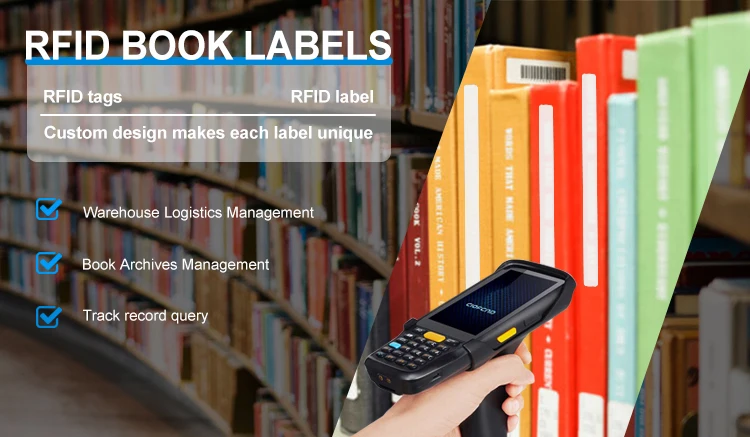 Uhf Rfid Library Sticker Tag Antenna 50*50mm With Nxp Ucode8/9 Chip For ...