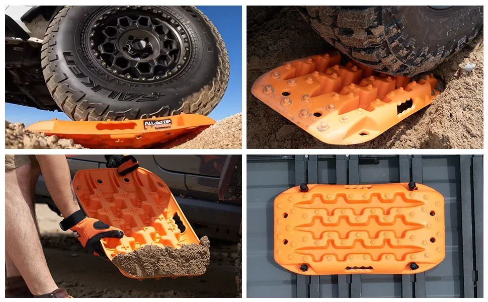 Reinforced 100% Nylon Mini Traction Board Off-Road Accessories Sand Mud ...