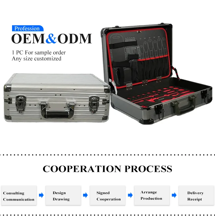 Customized Portable Product Display Case Tool Equipment Aluminum ...