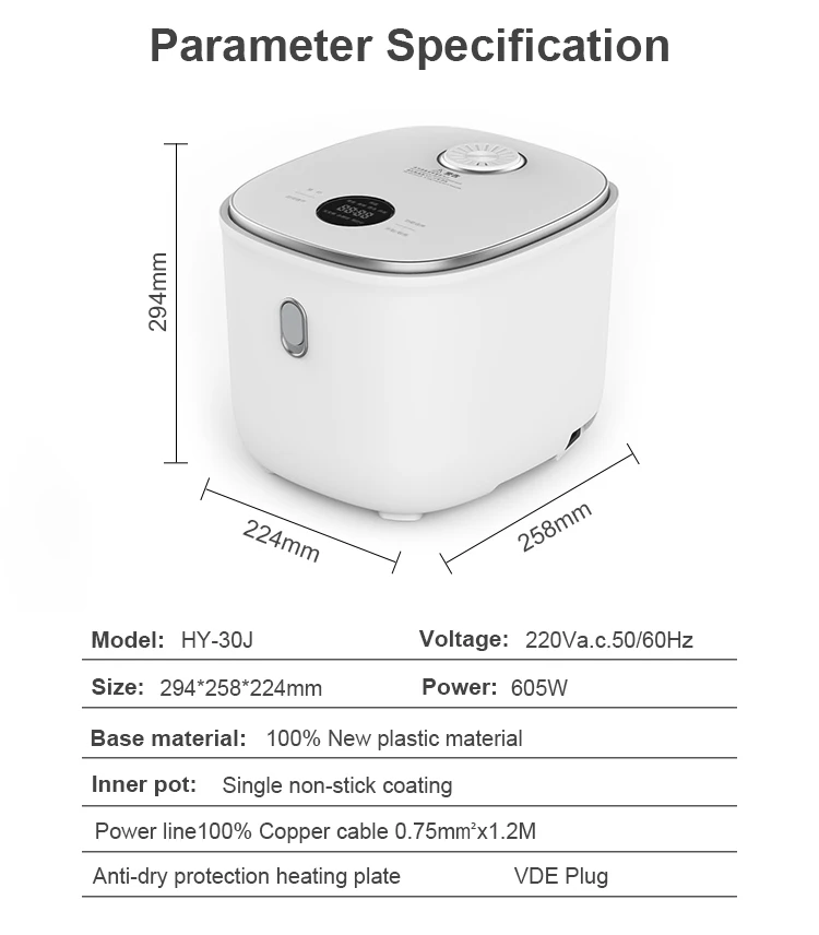 Low Suger Smart Multi Purpose Cooker Digital Electric Mini Rice Cookers ...