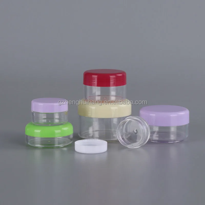 Custom 5g 10g 15g 20g 25g 30g Ps Plastic Round Facial Empty Cream ...