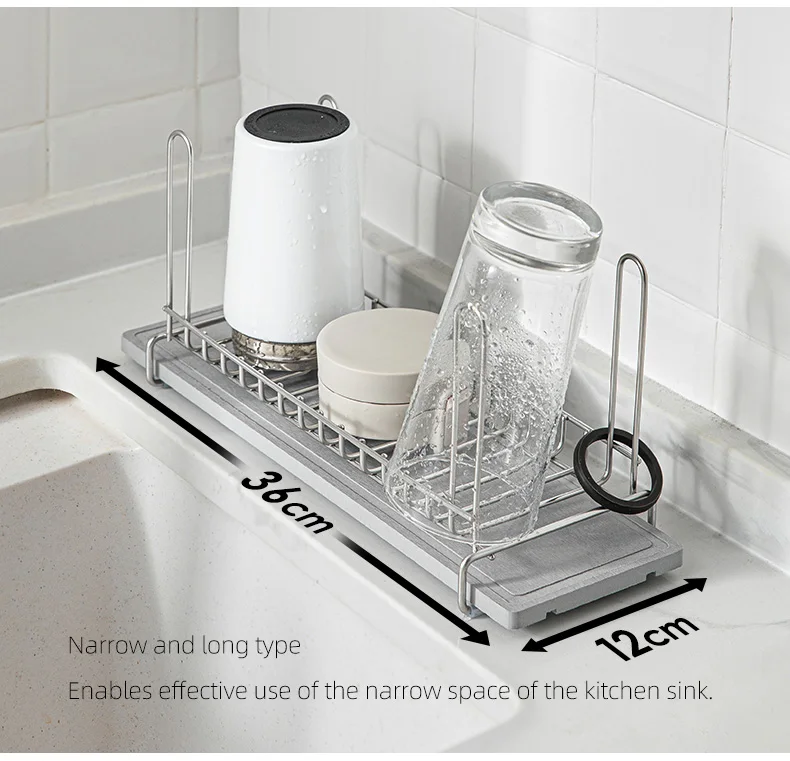 SHIMOYAMA Multi-functional Kitchen Countertop Cup Organizer Cup Storage ...