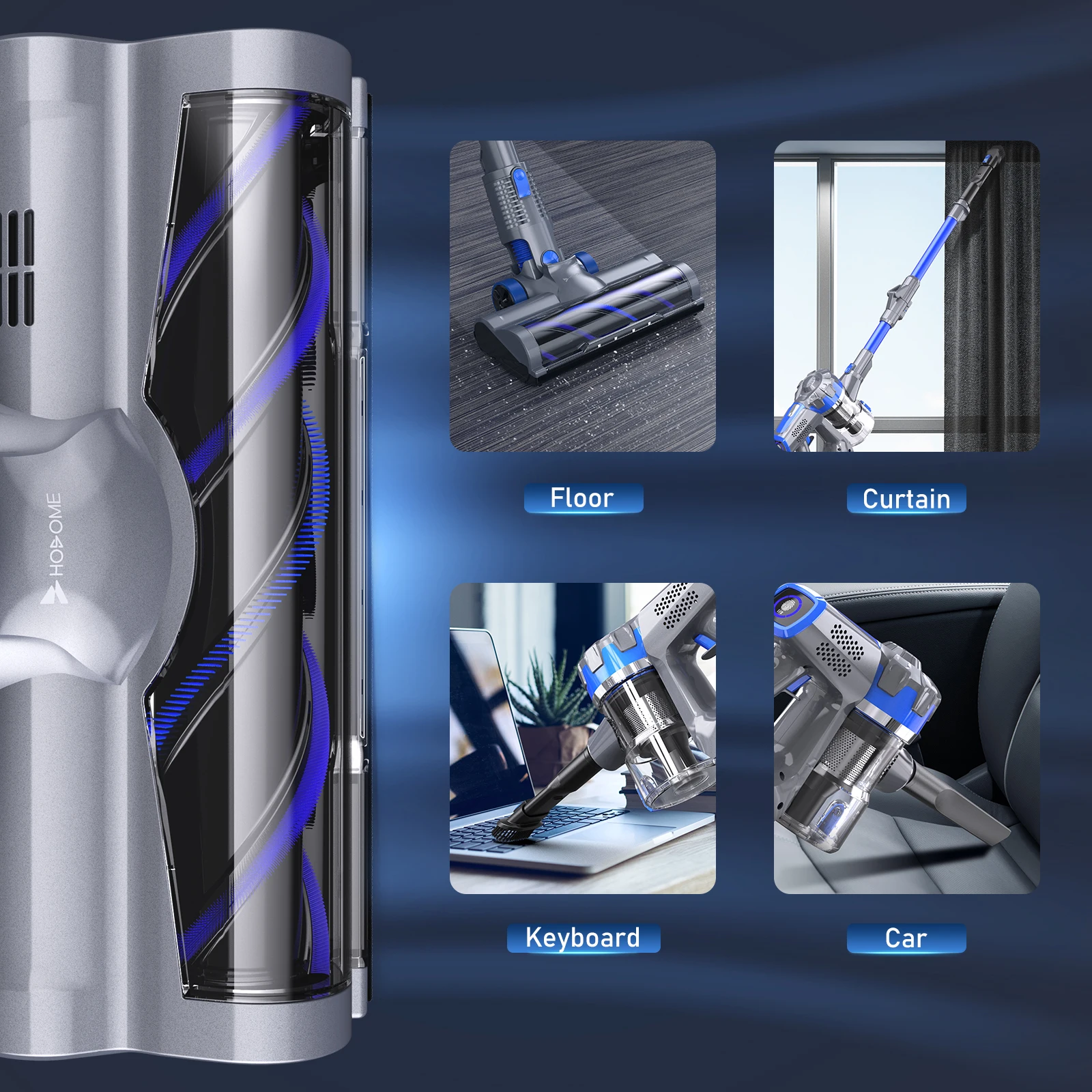 Proclean Wireless Handheld Vacuum - BVC-107 SIRLP Dust Collection Machine