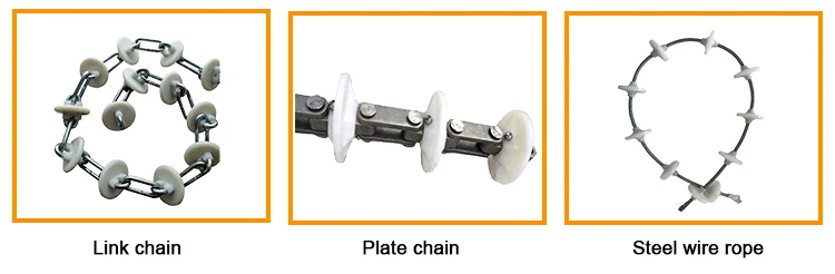 Stainless Steel Chain Disk Conveyor - Pipe Chain Conveyor