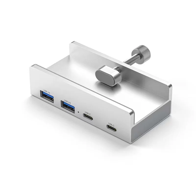 Clip Usb Hub 5 Ports Docking Adapter With TF SD Aluminum 5 Ports Clip ...