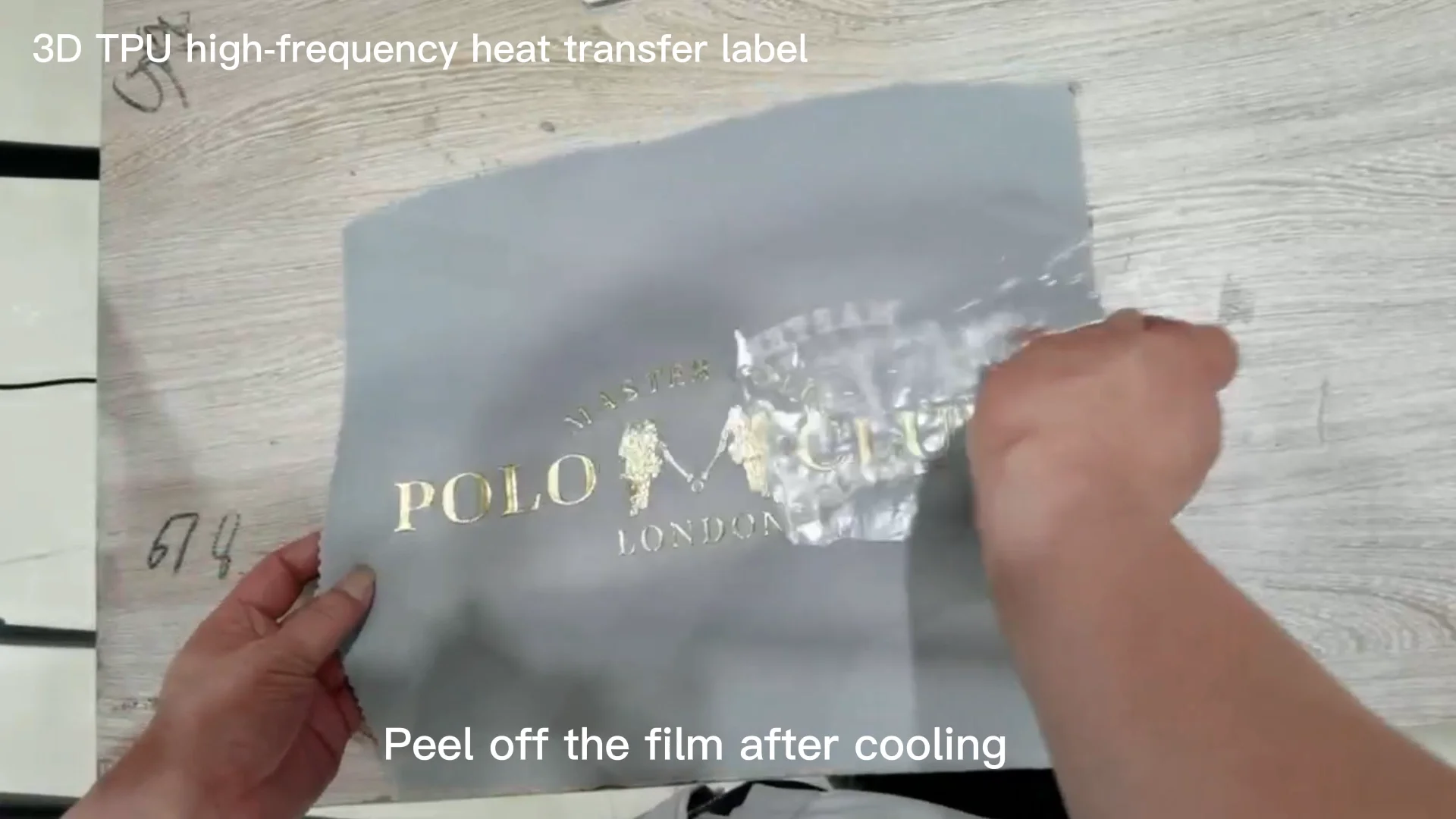 Wholesale Custom High-quality Garment Sticker High Density Printed 3d ...