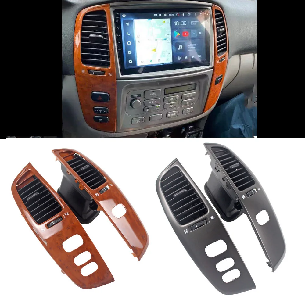 Lhd Interior Wooden Dashboard Switch Air Condition Vent Penal ...