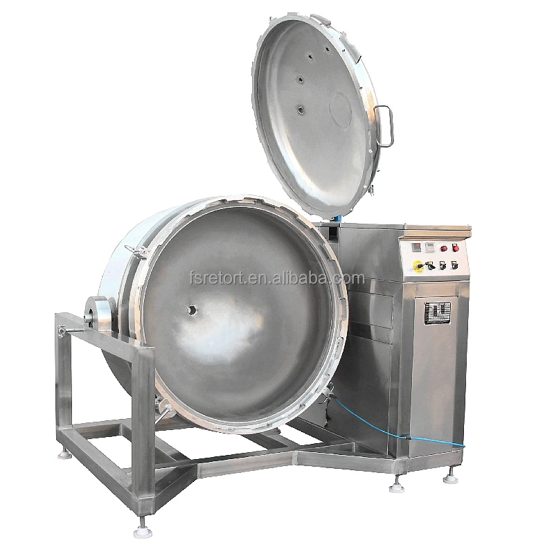 500L Stainless Steel Pressure Cooker for Food Industry & OEM