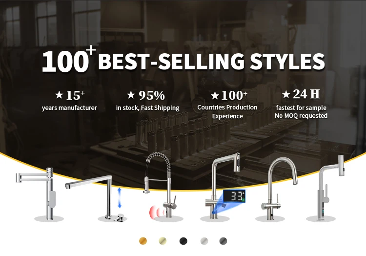 Modern Mart Digital Display 3 Way Kitchen Mixer Kitchen Waterfall ...