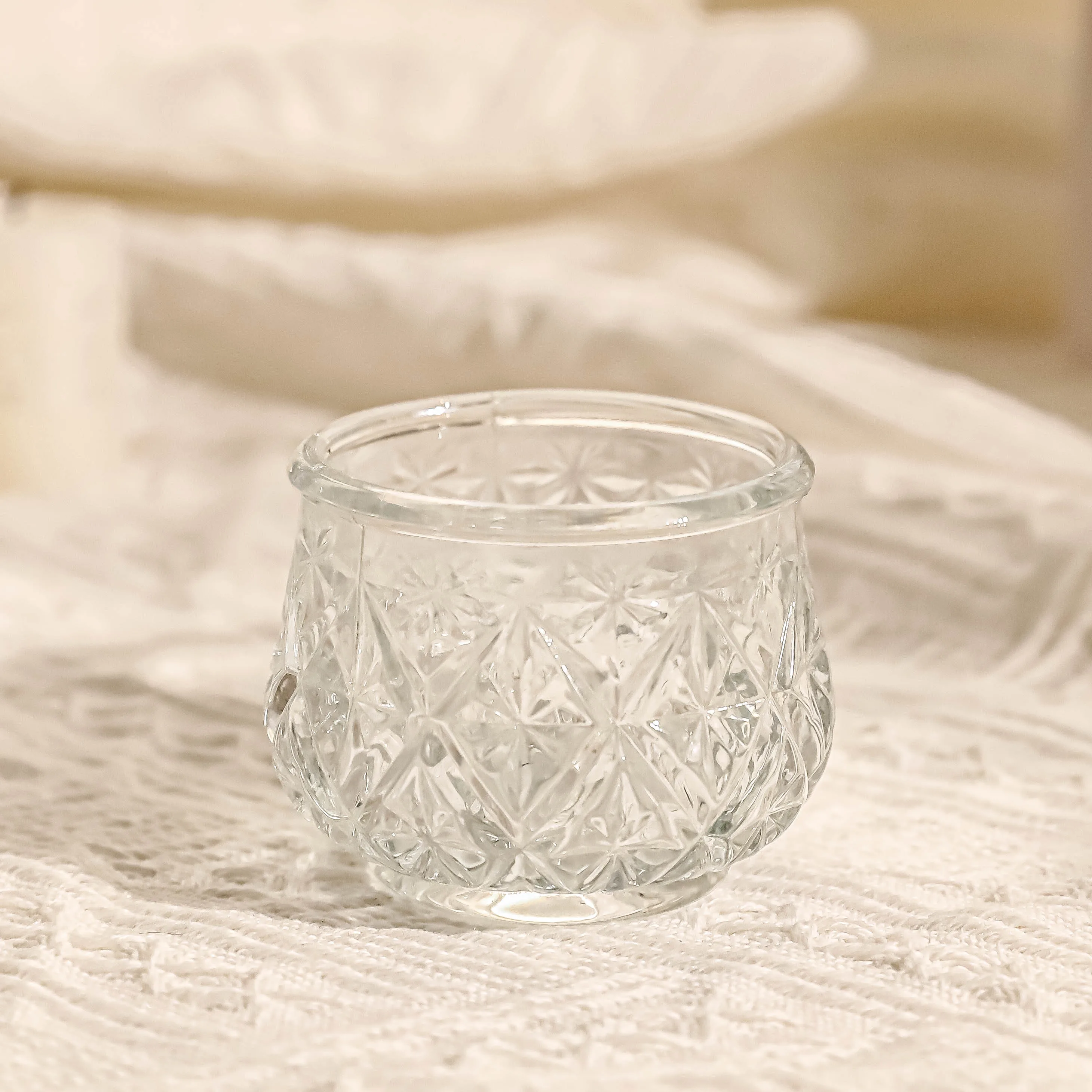 Transparent Five-Pointed Star Glass Candelabra Heat Resistant Eco ...