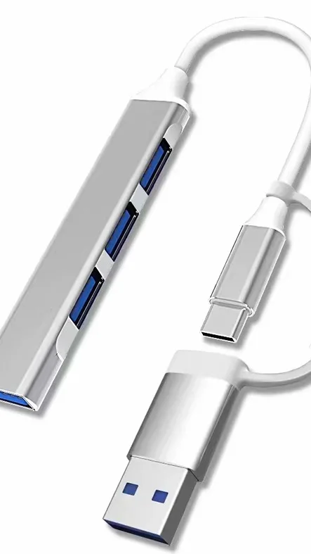 4 In 1 Usb 3.0 Type C Hub To 3xusb 2.0 3.0 High Speed Splitter 4 Port ...