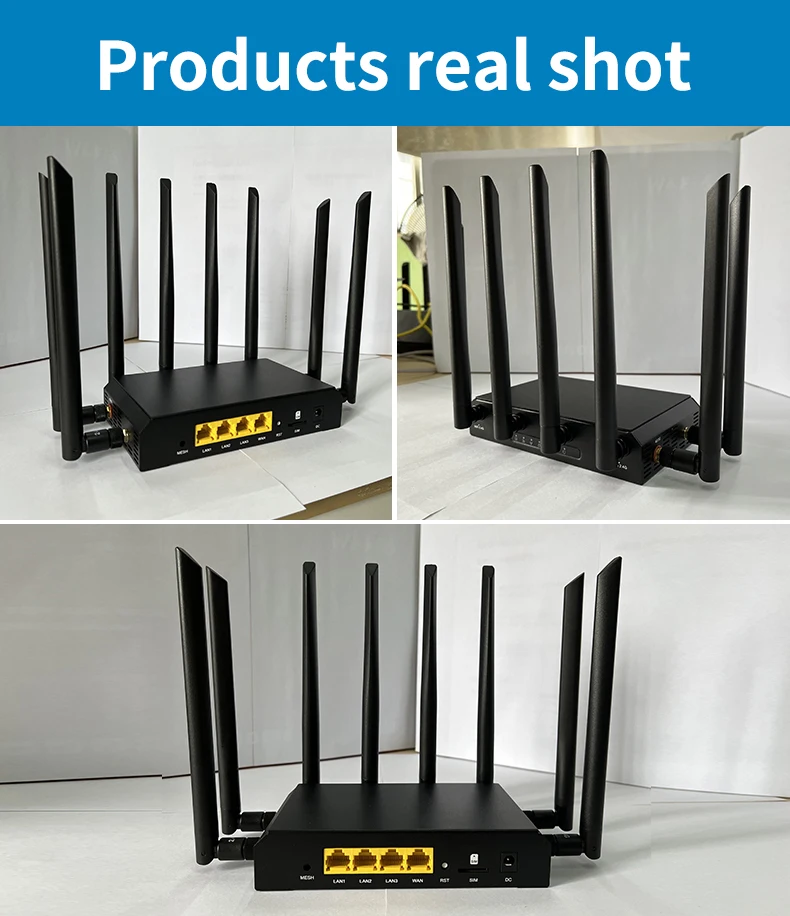 LTE 4G 5G AX1800 Gigabit Dual Band Sim Card Wifi 6 Router