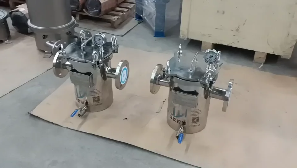 Dn50 Psi 150 Double Flange Fabricated Single Basket Filter - Buy Single ...