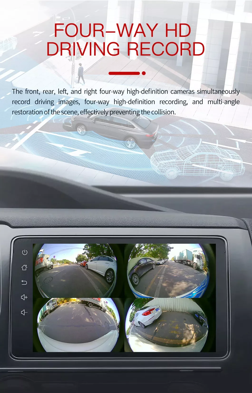 Ford Ranger 360 Degree View Car Dash Camera System With Dynamic ...