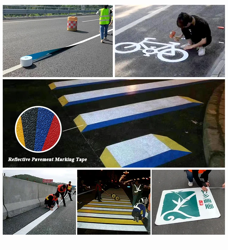 Mancai Factory Price Heavy Duty Permanent Pavement Marking Tape ...