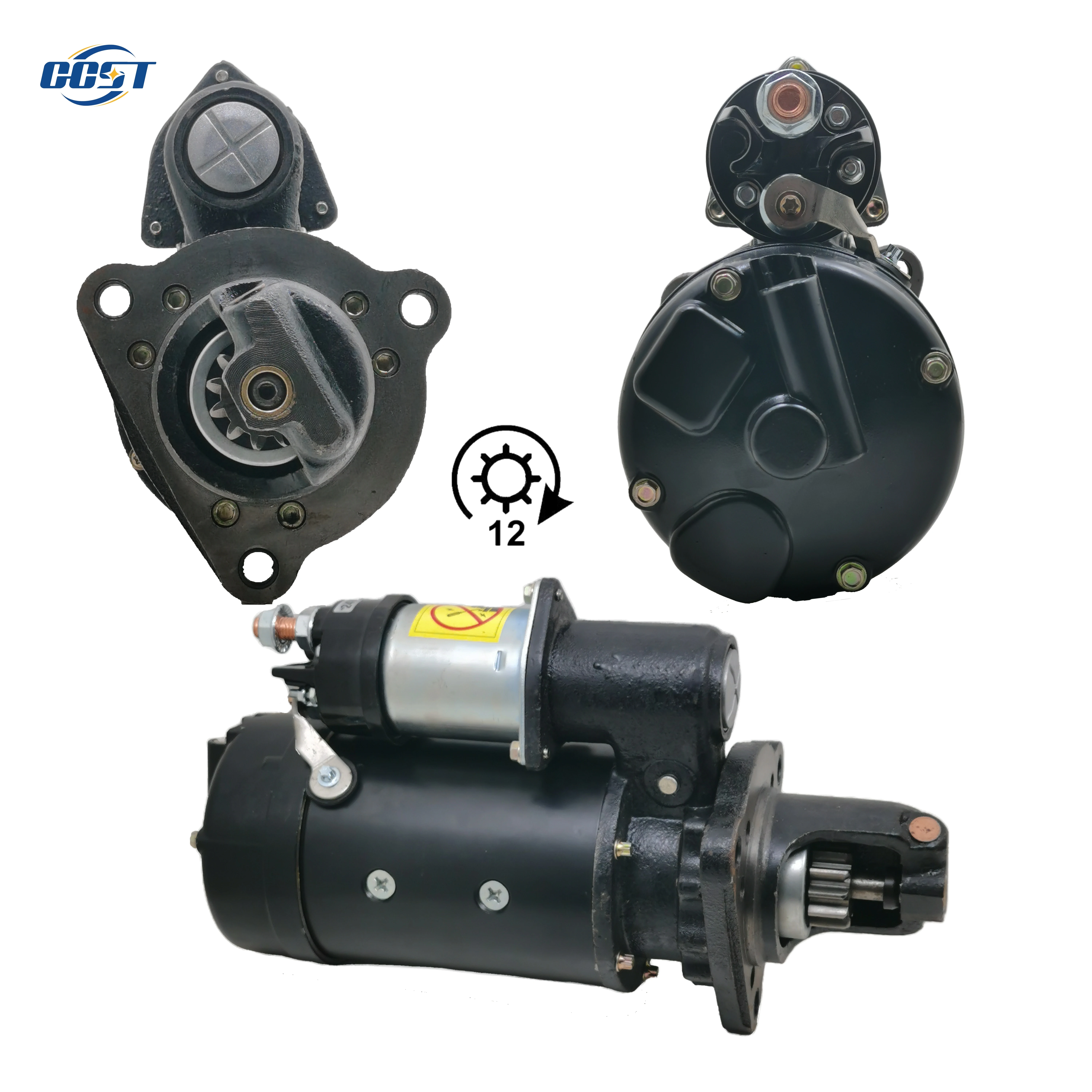 24v 12t Starter For Case Caterpillar Cummins 6ct Engines 37mt Starter ...