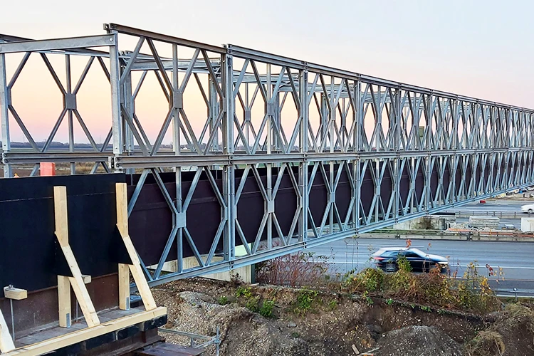Prefabricated Easy Build Modular Truss Bridge Construction Compact 200 ...