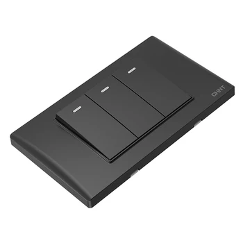 Chint Wall Light Switch 3 Gang 1 Way New Design Electrical Wall Light ...