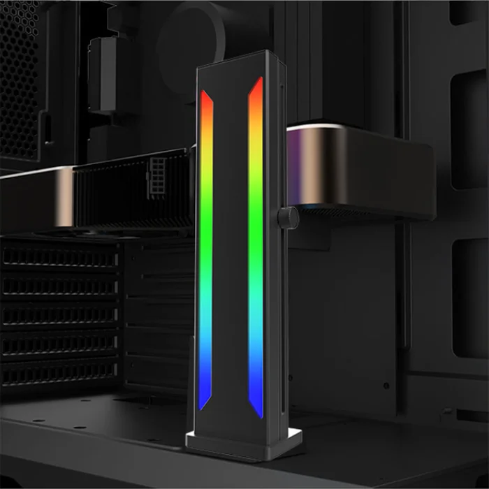 5v argb gpu holder Vertical Adjustable Aluminum RGB Magnetic attraction ...