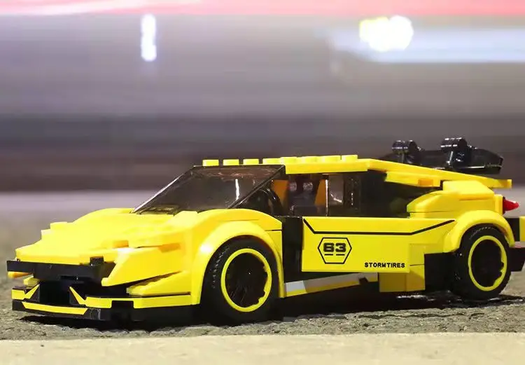 MOC Speed Champion City Racing Car Building Blocks