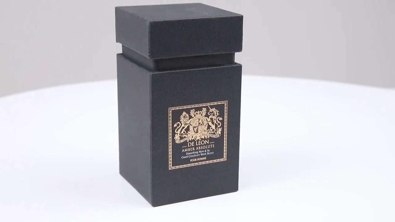 Luxury Scent Packaging Fancy Paper Flip Top Perfume Fragrance Box With ...
