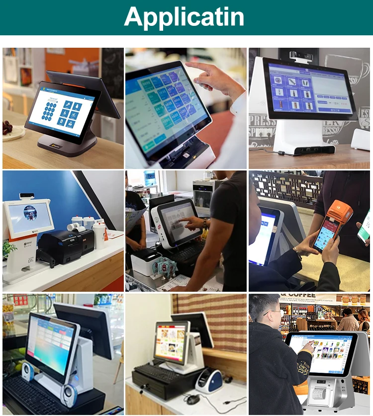 China Cheap Touch Screen Pos System Dual Screen Cash Register Terminal ...