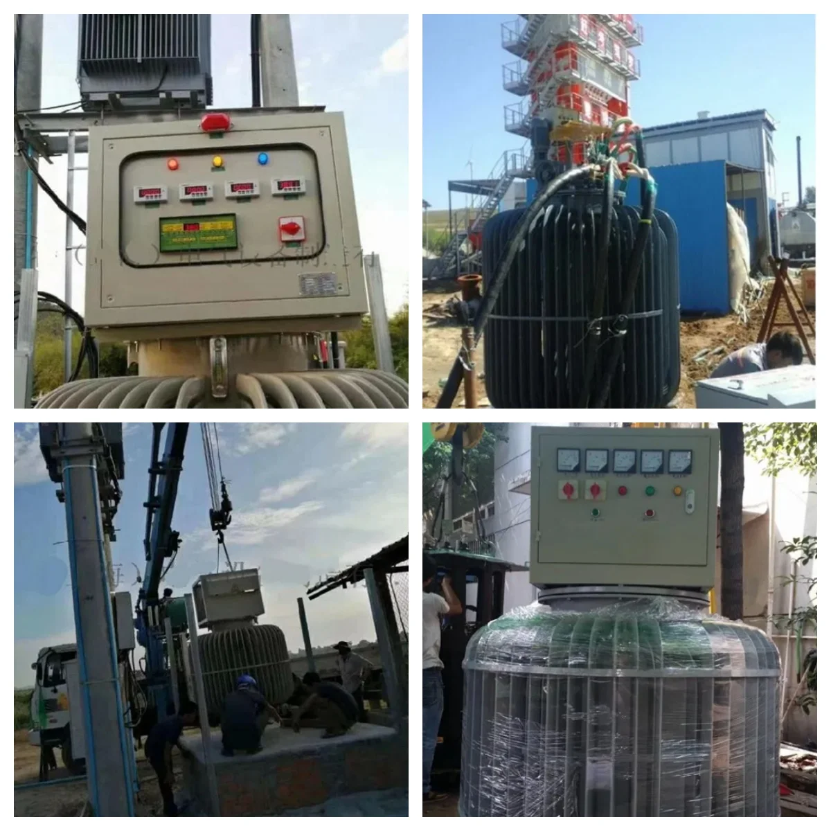 Three-phase 300 Kva Oil Immersed Electric Induction Voltage Regulator ...