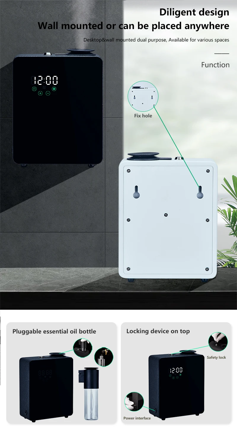 LED Display Smart Time Control Fragrance Essential Oil Hotel Commercial ...