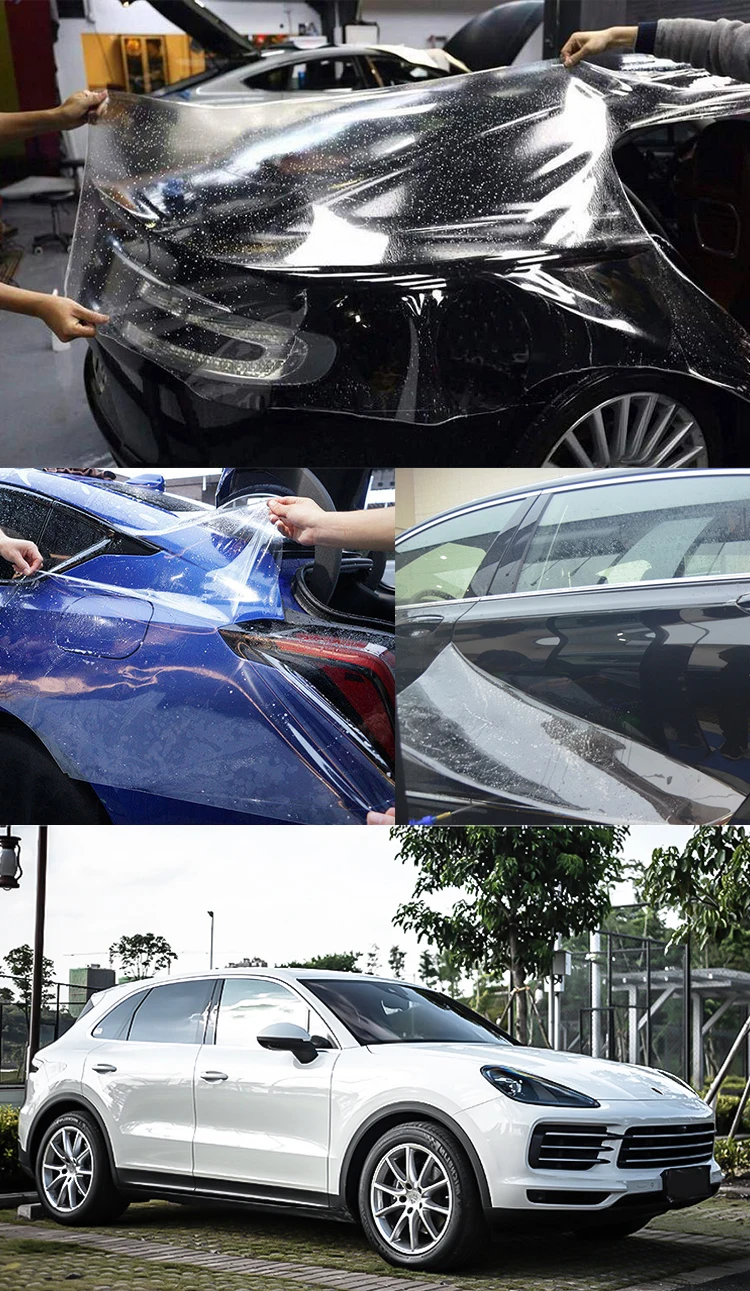 Factory Sales Tpu Ppf Anti-yellowing Transparent 7.5mil 1.52m*15m Tph ...