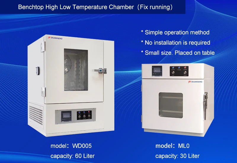 High Performance Desktop Freezing Cold Thermal Test Chamber