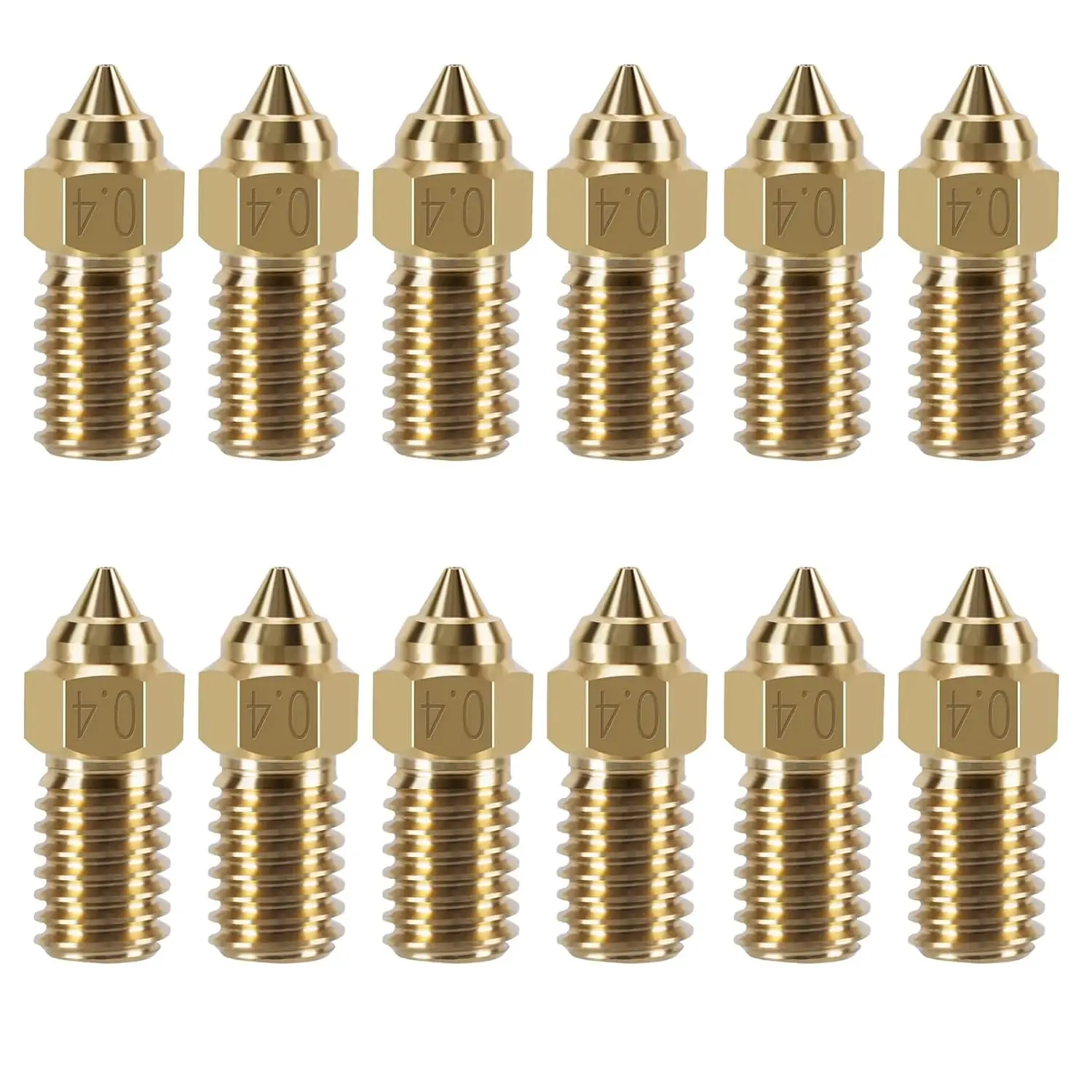 Brass Nozzles for Ender 3 V3 SE, 3D Printer Parts High Speed 0.4mm ...
