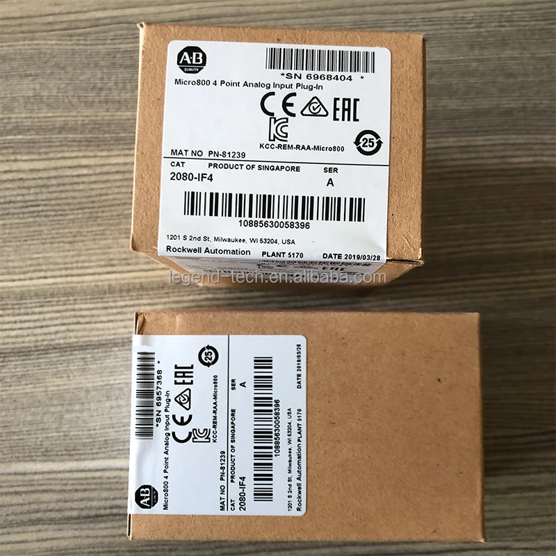 Allen-bradley 2080-if4 Ab Plc Micro800 Plc Analog Input 100% New 100% ...