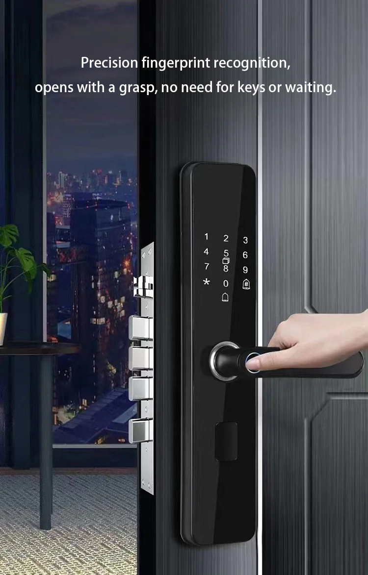 Factory Price Ttlock App Bluetooth Biometric Digital Keyless Lock For ...